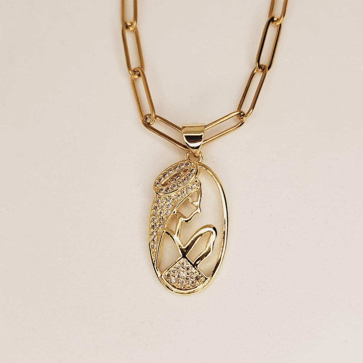 Our Lady of Fatima Chain Necklace – Loja Esperança