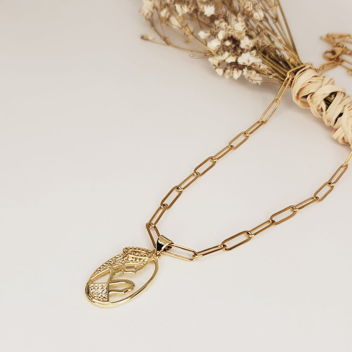 Our Lady of Fatima Chain Necklace – Loja Esperança